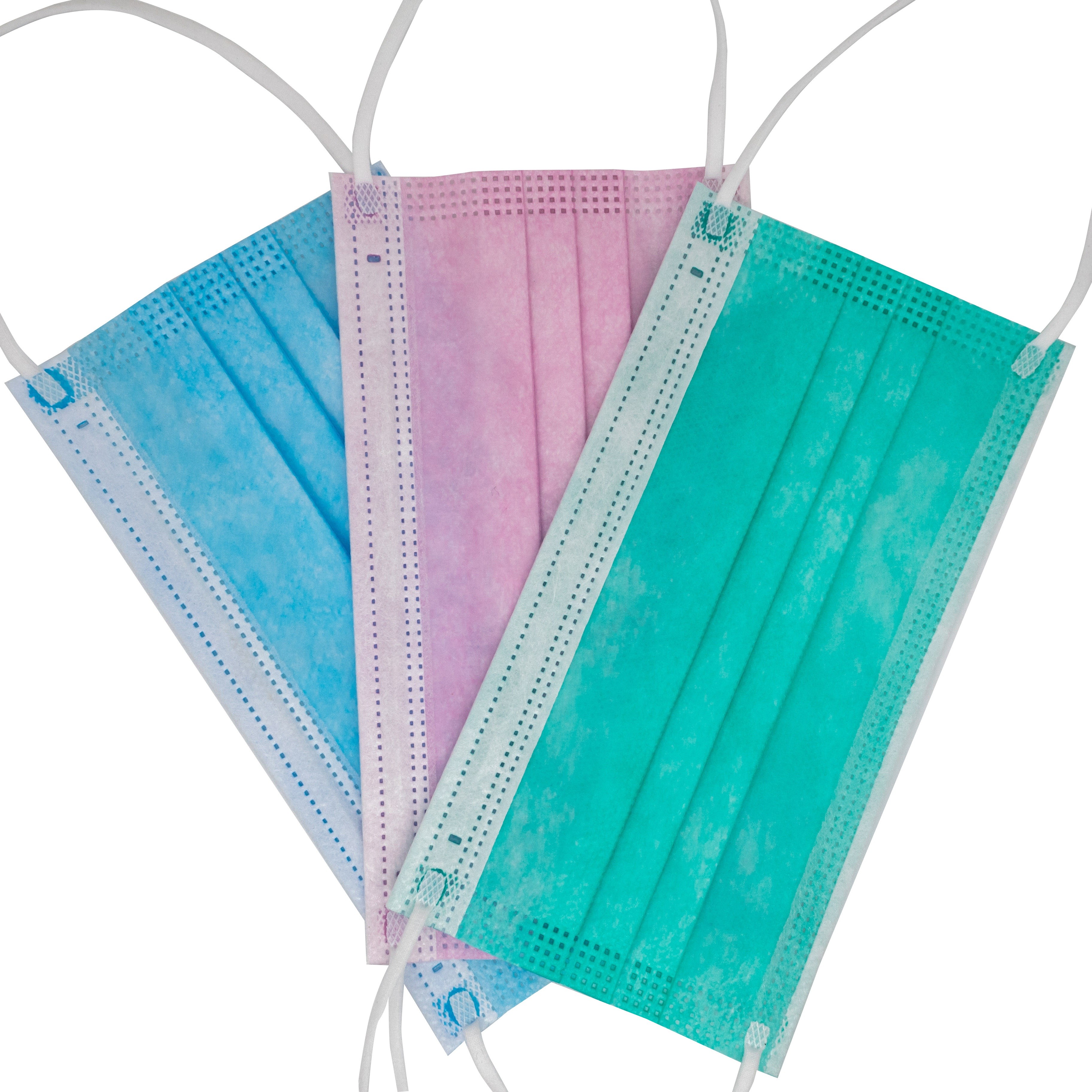Custom Adult 3 Ply Disposable Face Mask 17.5*9.5cm For Surgical Use