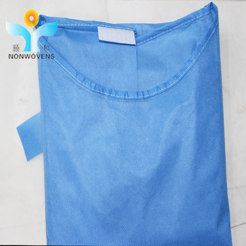 40gsm hospital medical uniform sms blue surgical gown level 3 for ...